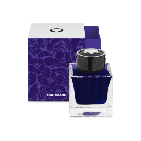 Montblanc Ink Bottle, Writers Edition Homage To Bram Stoker - Purple