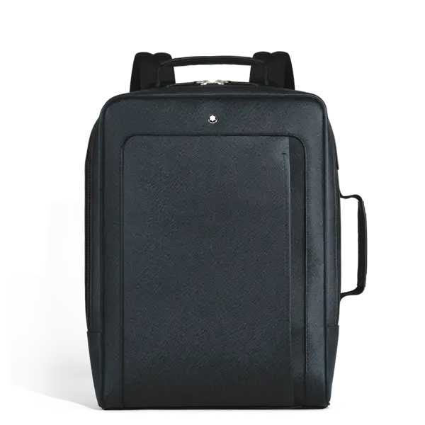 Montblanc Companion Rectangular Backpack - Tweed Blue