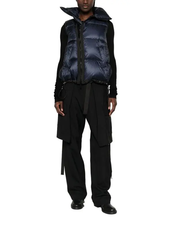Sacai Nylon Puffer Vest - Blue
