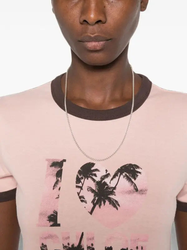 Chloé Printed Cotton T-shirt