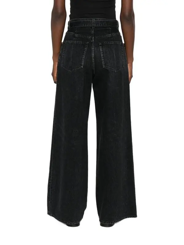 Sacai Wide-leg Denim Jeans