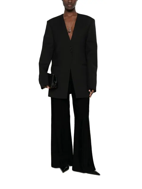 FORTE_FORTE Velvet Flared Trousers