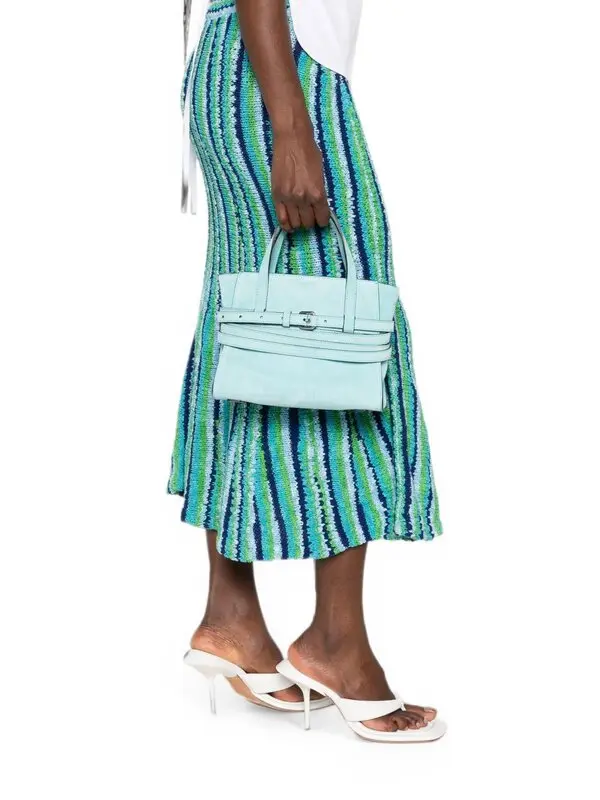 Moschino Tie Me Leather Handbag