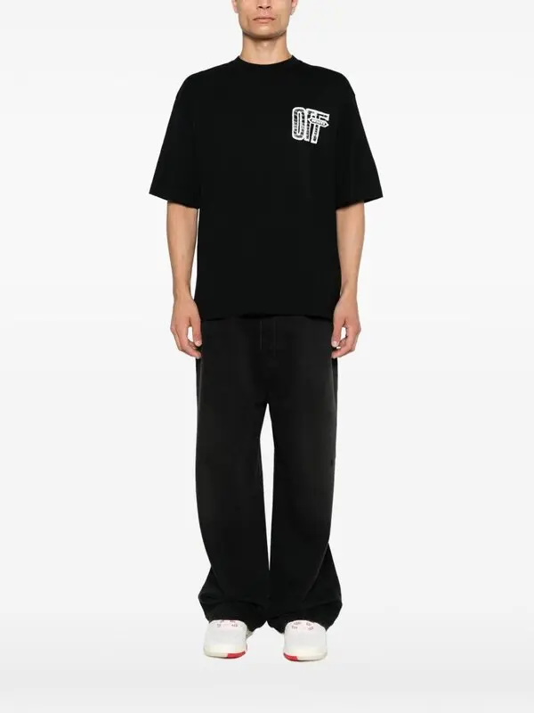 Off-White Motion Arrow Skate Cotton T-shirt