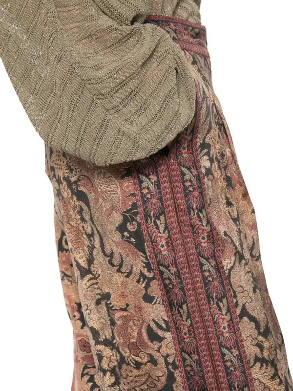 PIERRE-LOUIS MASCIA Printed Silk Trousers