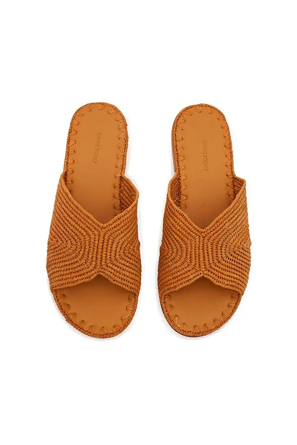 LoveShackFancy Carrie Forbes Salon Raffia Sandals