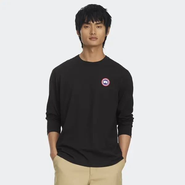 Canada Goose Vantage Long Sleeve T-shirt - Black