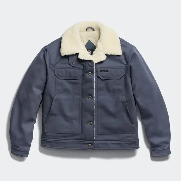 Canada Goose Ash Lightweight Bomber - Dusk Blue/bone