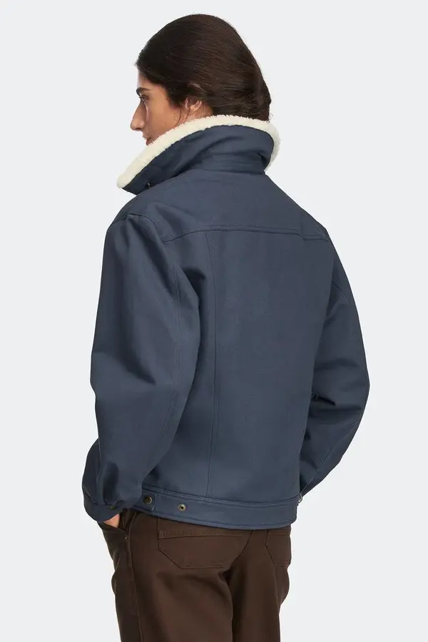 Canada Goose Ash Lightweight Bomber - Dusk Blue/bone