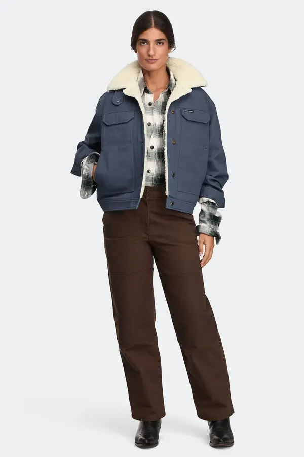 Canada Goose Ash Lightweight Bomber - Dusk Blue/bone