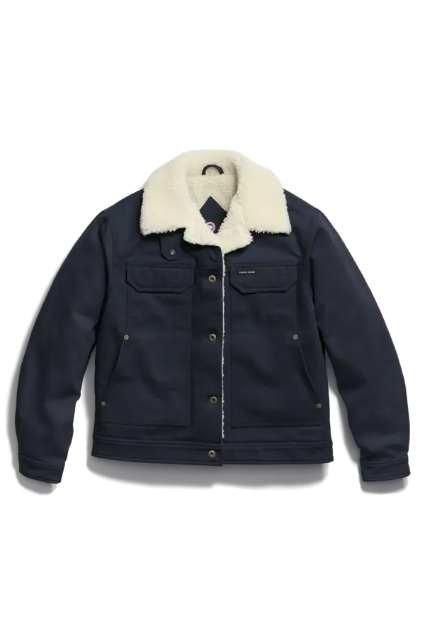 Canada Goose Ash Lightweight Bomber - Dusk Blue/bone