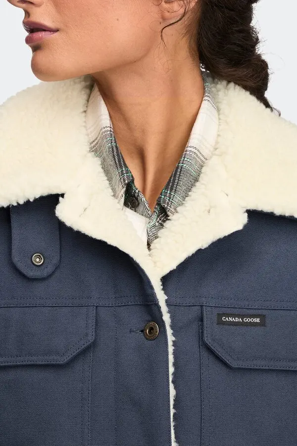 Canada Goose Ash Lightweight Bomber - Dusk Blue/bone