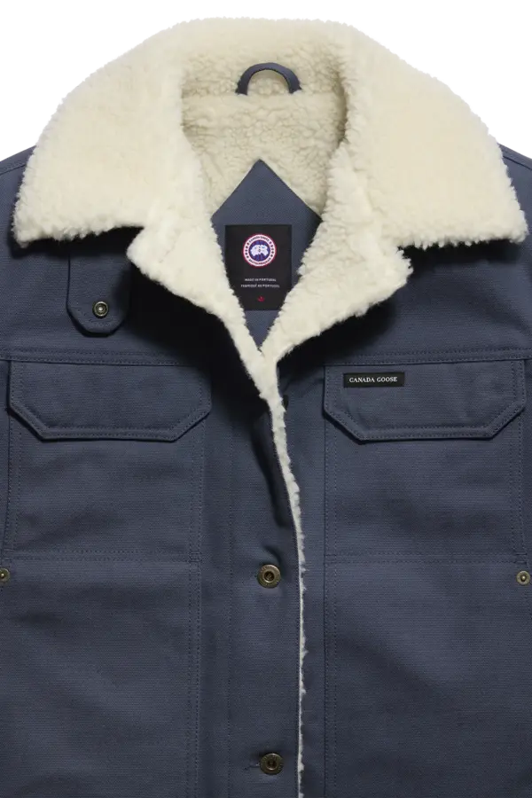 Canada Goose Ash Lightweight Bomber - Dusk Blue/bone