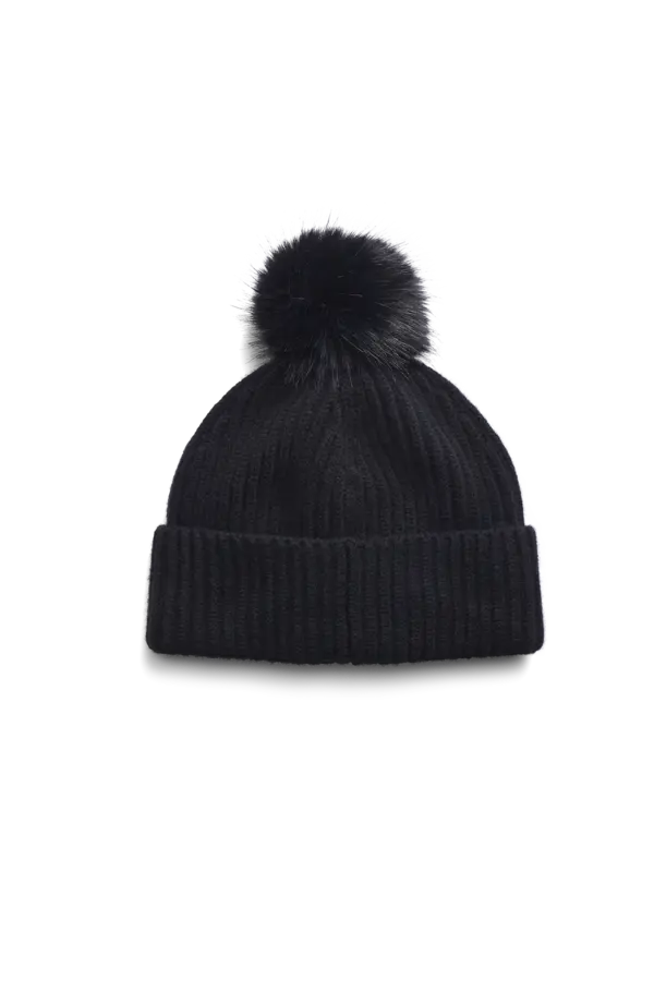 Canada Goose Cashmere Blend Pom Toque - Black