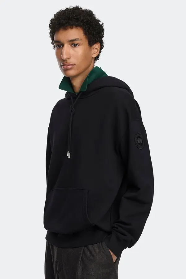 Canada Goose Rove Relaxed Hoodie Tonal Disc - Black