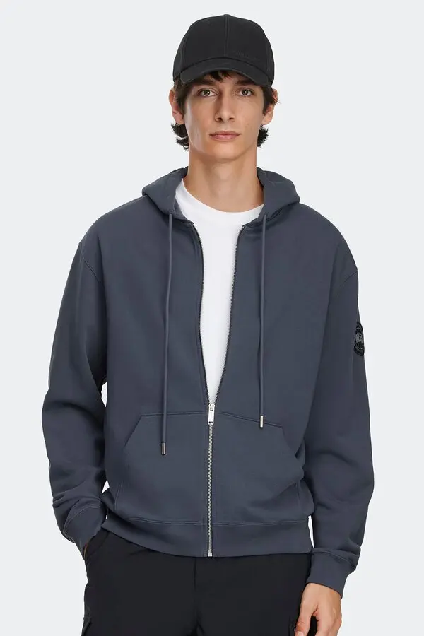 Canada Goose Loon Full Zip Hoodie - Dusk Blue