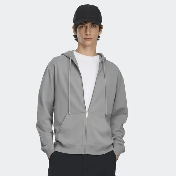 Canada Goose Loon Full Zip Hoodie - Stratus Grey
