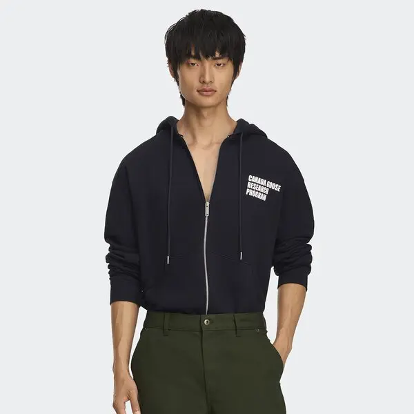 Canada Goose Rove Globe Relaxed Full Zip Hoodie - Nocturne