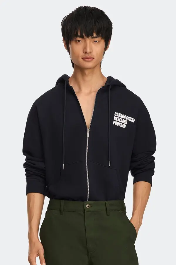 Canada Goose Rove Globe Relaxed Full Zip Hoodie - Nocturne