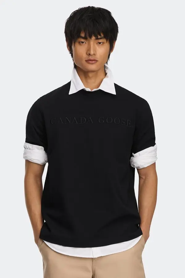 Canada Goose Ocra Embroidered T-shirt - Black