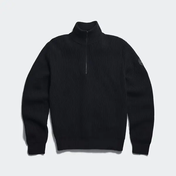 Canada Goose Mckinney Knit Quarter Zip - Black