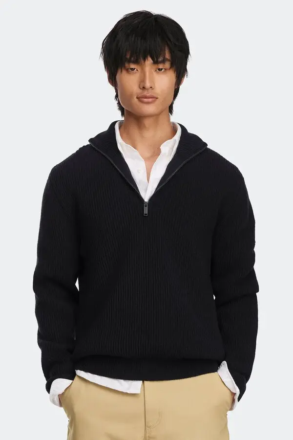 Canada Goose Mckinney Knit Quarter Zip - Black