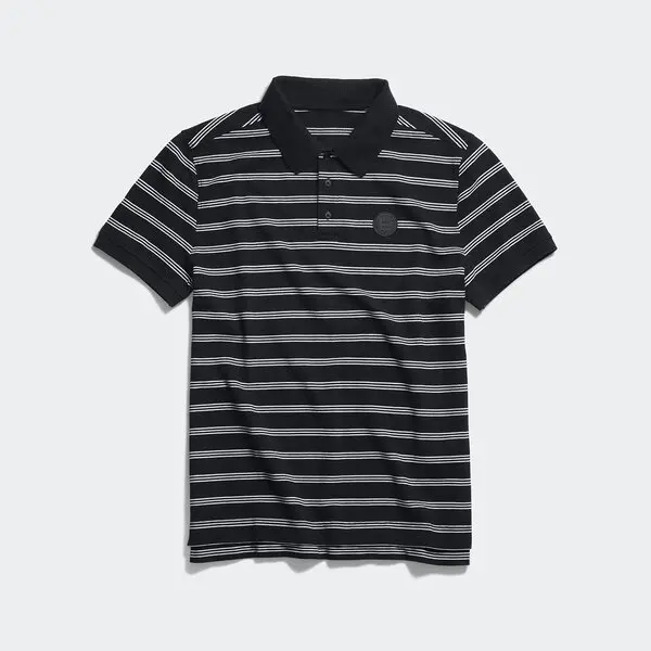 Canada Goose Beckley Striped Polo Tonal Disc - Black Talbot Stripe