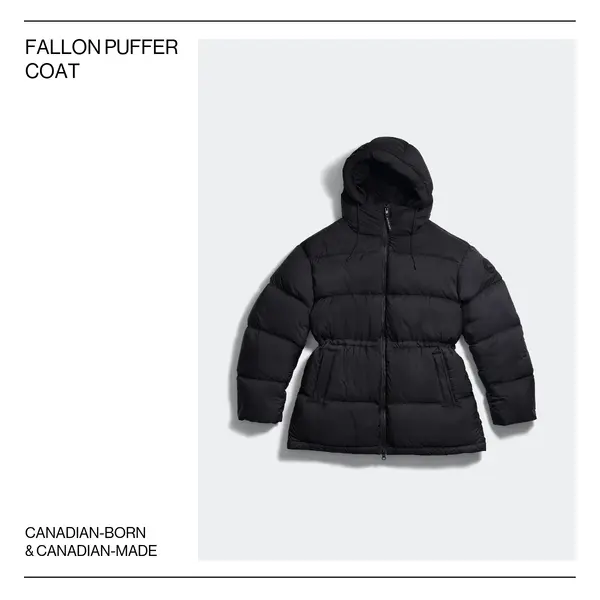 Canada Goose Fallon Puffer Coat - Black