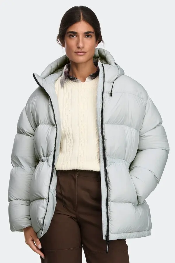 Canada Goose Fallon Puffer Coat - Lunar Frost
