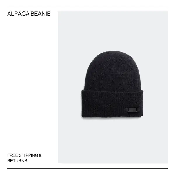 Canada Goose Alpaca Beanie - Black