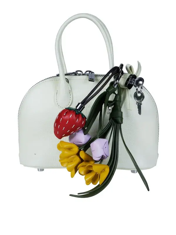 SELF-PORTRAIT Mini Lizard Texture Handbag - Giallo