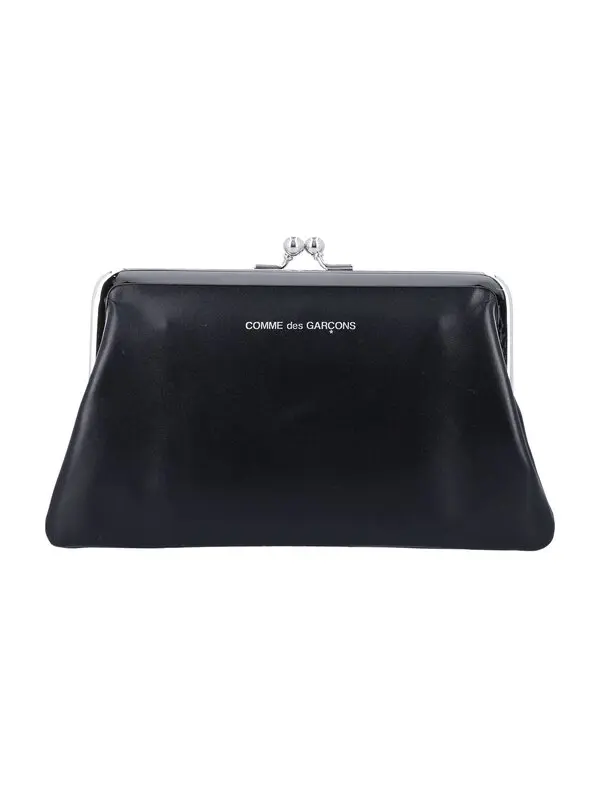 Comme Des Garçons Kiss-lock Medium Wallet - Nero
