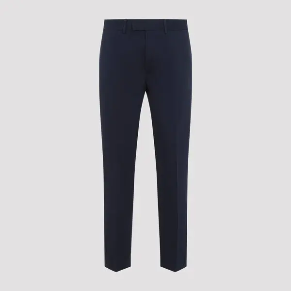 TOM FORD Stretch Cotton Twill Chino Pants - Blue