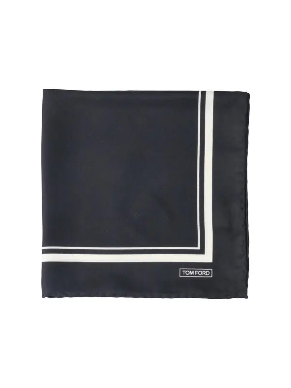 TOM FORD Silk Square Scarf - Black