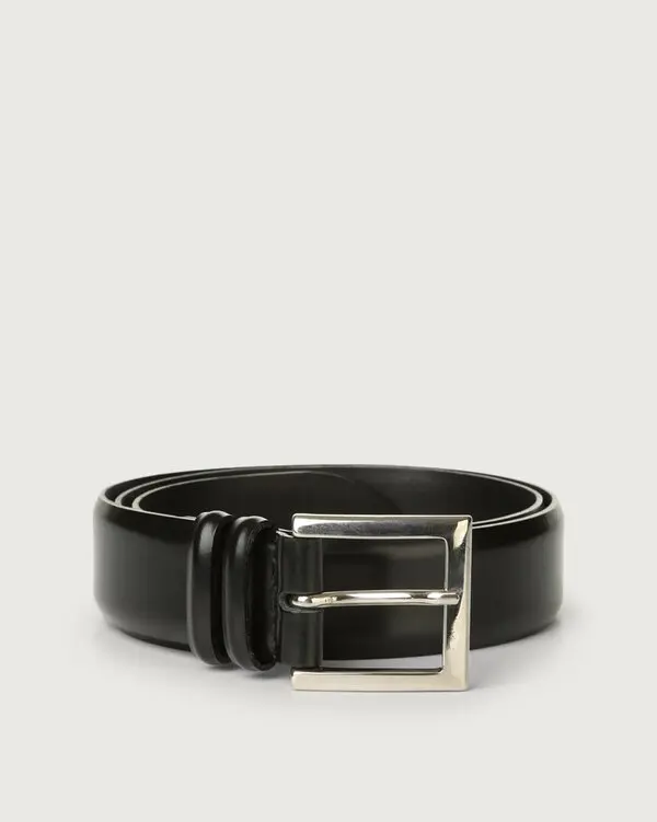 Orciani 3 Cm Leather Belt, Fw26 - Nero