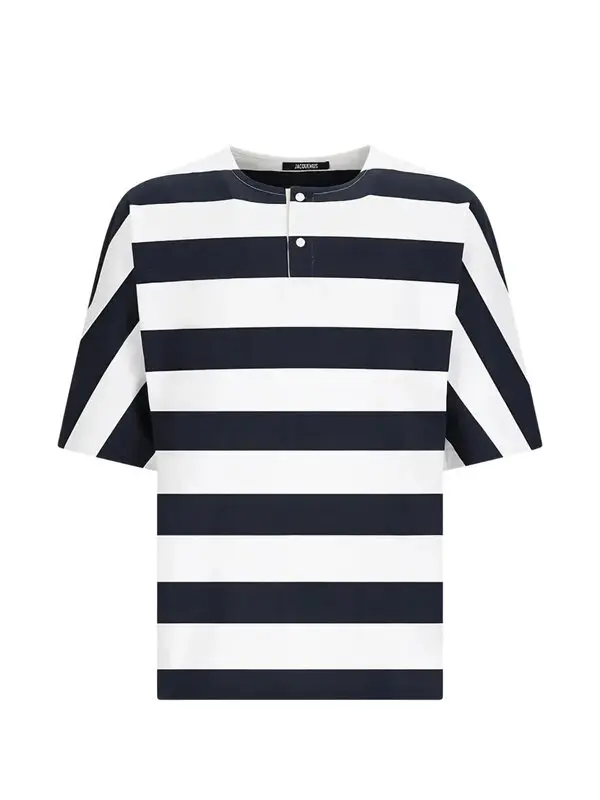 Jacquemus Jacquard Marinière Mini T-shirt For Ss26 - Printverti