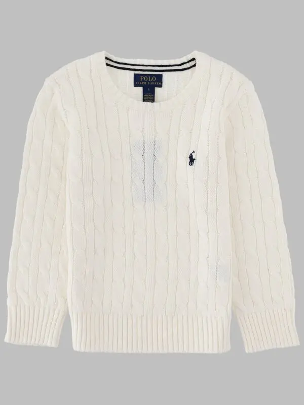 Polo Ralph Lauren Baby Cable-knit Long-sleeve Sweater