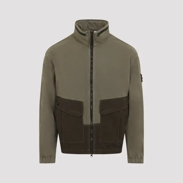 Stone Island Polyamide Shirt With Crystal Glass Effect - Green
