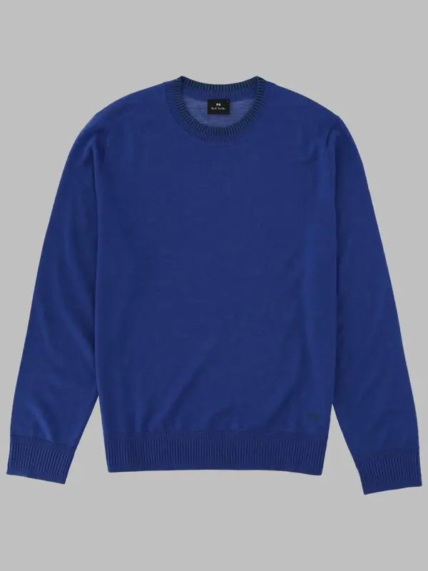 Paul Smith Merino Wool Crewneck Sweater - Blue