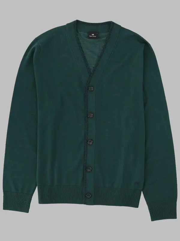 Paul Smith Merino Wool Cardigan - Green