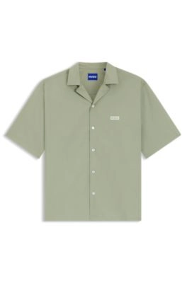 Hugo Relaxed-fit Shirt In Cotton Poplin