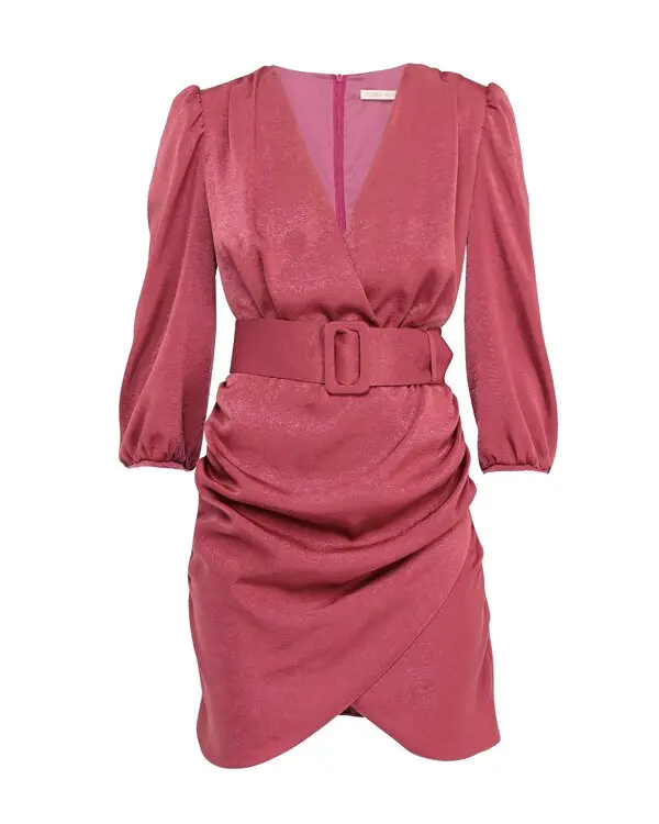 DOLORES PROMESAS Short Satin Dress