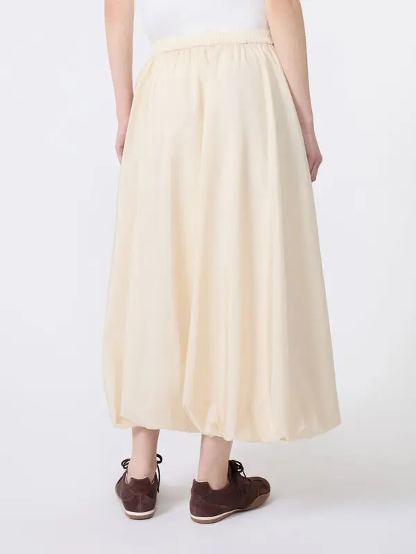 Max Mara Long Water-repellent Canvas Skirt