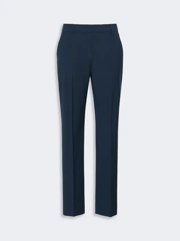 Max Mara Stretch Wool Cigarette Trousers