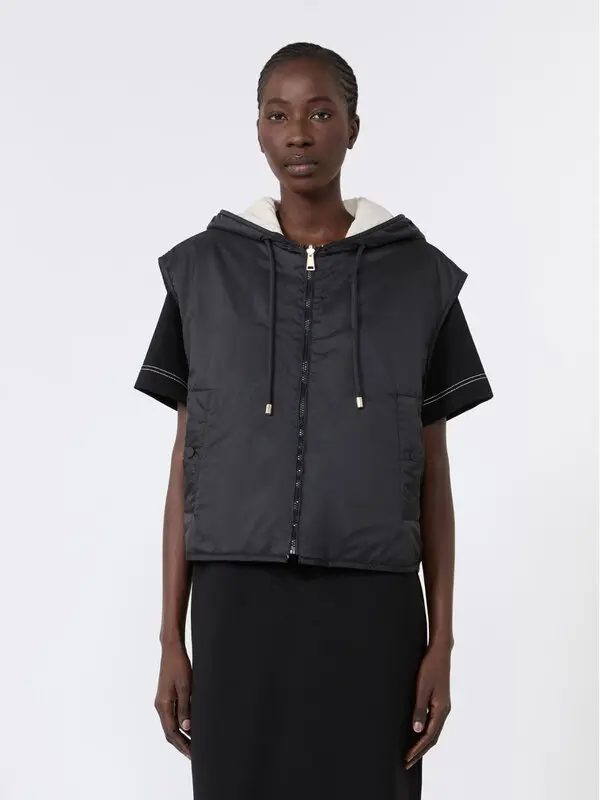 Max Mara Reversible Water-repellent Canvas Padded Gilet