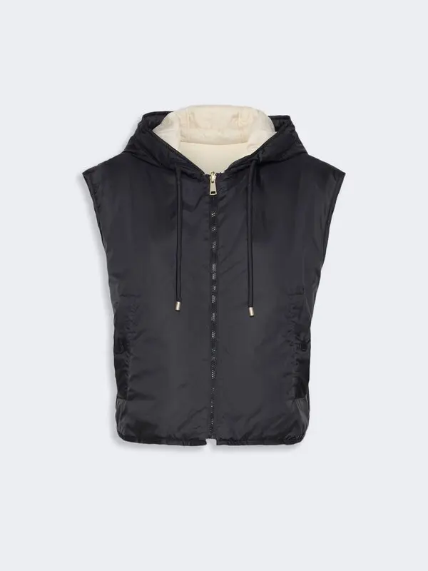 Max Mara Reversible Water-repellent Canvas Padded Gilet
