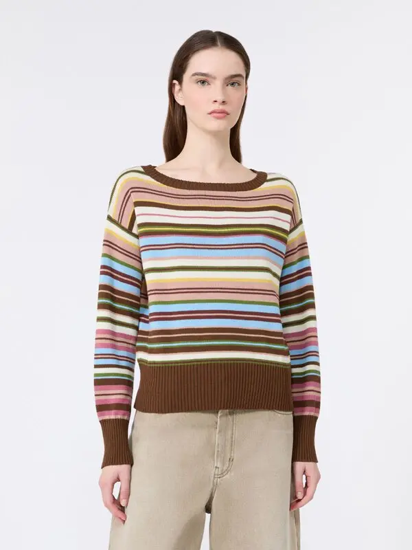 Max Mara Pure Cotton Yarn Sweater
