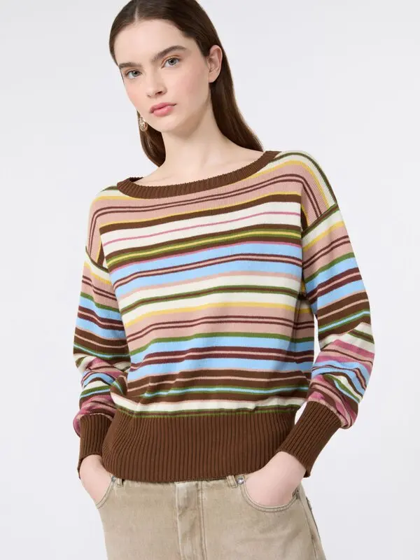 Max Mara Pure Cotton Yarn Sweater