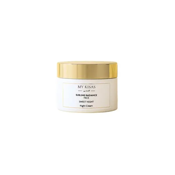 MY KISAS Sweet Night Night Cream With Argan Oil, Prickly Pear Seed Oil, Beeswax, Shea Butter - White