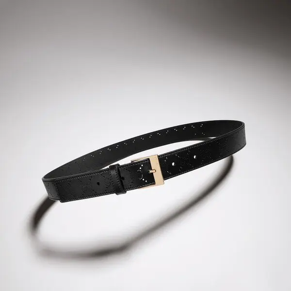 Gucci Belt With Squared Buckle, Leather